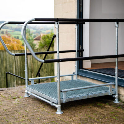 Half Steps With Handrails | Ramps For Access | UK